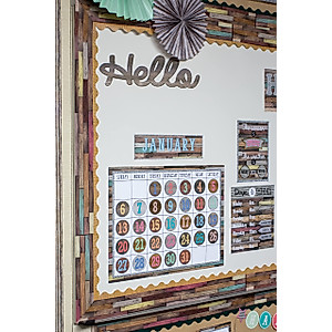 Teacher Created Resources Reclaimed Wood Straight Border Trim (TCR8838)