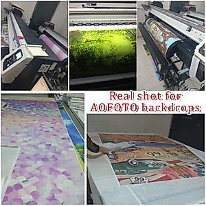 AOFOTO 15x10ft Fantasy Candy Land Landscape Background Cartoon Ice Cream Dessert Lollipop Photography Backdrop Rainbow Birthday Party Decoration Banner Photo Studio Props Kid Baby Girl Vinyl Wallpaper