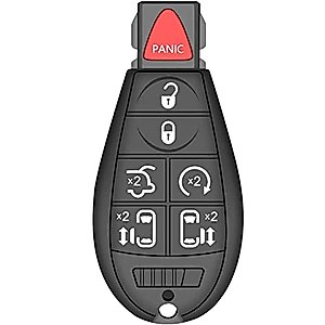 7 Button Replacement Car Key Fob Keyless Entry Remote M3N5WY783X IYZ-C01C for 2008-2015 Chrysler Town and Country,2008-2014 Dodge Grand Caravan