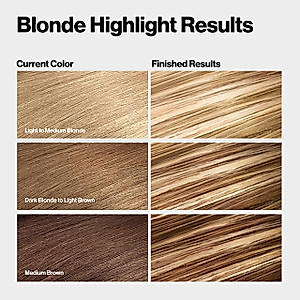 Revlon Permanent Hair Color, Permanent Hair Dye, Color Effects Highlighting Kit, Ammonia Free & Paraben Free, 20 Blonde, 8 Oz, (Pack of 1)