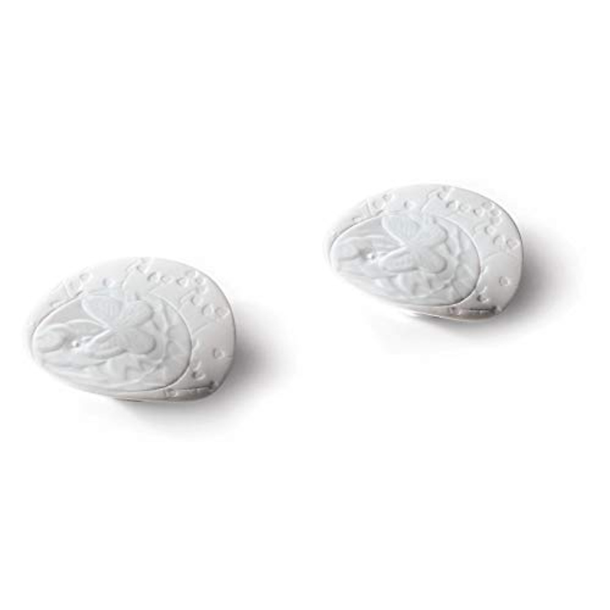 LLADRÓ Garden Aperitif Chopsticks Hold Plate. Porcelain Chopsticks Plate.