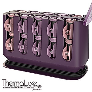 Remington H9100S Pro Hair Setter with Thermaluxe Advanced Thermal Technology Electric Hot Rollers 11 ¼", Purple, 1 Count