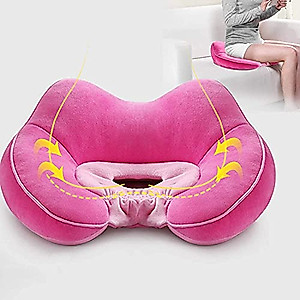 car seat cushion Beautiful Buttocks Cushion Comfort Chair Tailbone Pillow Ventilated Designed for Hip Back Sciatica Pain Relief Ergonomic Pillow Curved Surface Slow Rebound office chair cushion zhuang