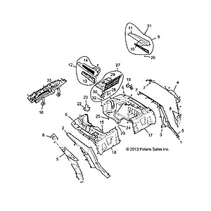 Polaris Frogzskin Intake Pre-Filter, Left and Right, Part 2880123