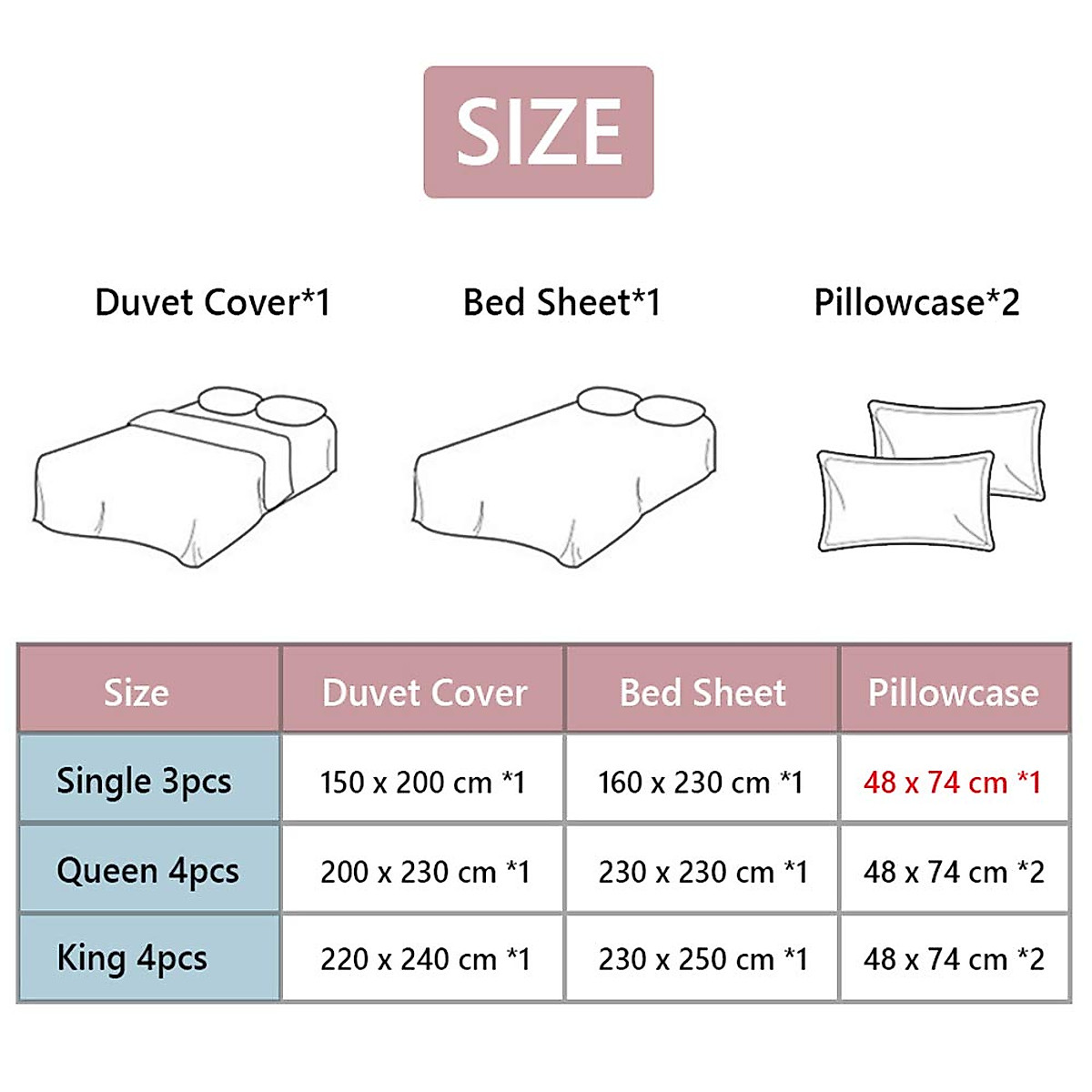 WCPQT Soft Flannel Bedding Set Duvet Cover,with Pillowcases Bed Sheet,Thermal Warm Fluffy Thicken Duvet Cover Set-F King 4pcs 220x240