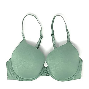 Victoria's Secret T-Shirt Perfect Shape Full Coverage Push-Up Bra, Brushed Sage, 38D