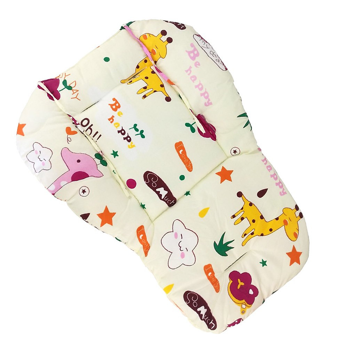 High Chair Cushion, High Chair Pad/seat Cushion/Baby High Chair Cushion,Soft and Comfortable,Light and Breathable,Make The Baby More Comfortable (Pink Deer Pattern)