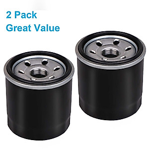 HEYZLASS 2 Pack 136-7848 Oil Filter for Toro V-Twin Engine Timecutter Zero Turn Mower, Perfect Replace 127-9222 120-4276 Oil Filter
