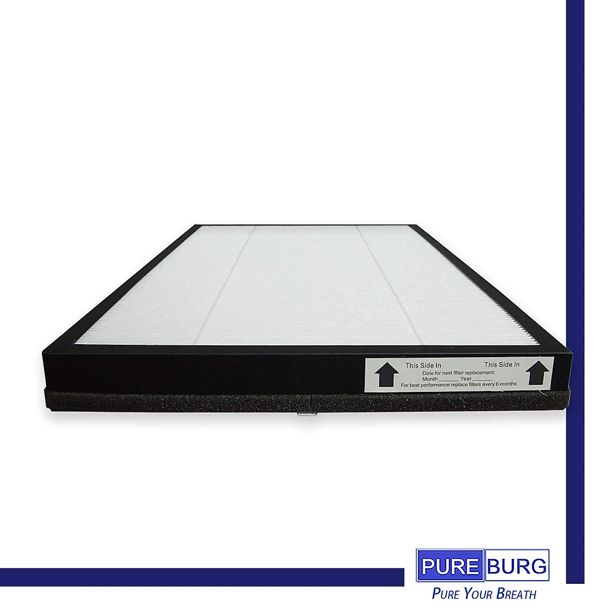 PUREBURG AP450 True HEPA Replacement Filter Compatible with Envion Allergy Pro AP450 Air Purifier,Replaces Part# AP450F, H13 Air Clean Dust,1-Pack