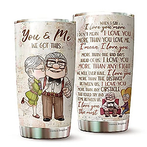 Couple Tumbler - Gift For Wife From Husband - Valentine Tumbler - Couple Gift - Gifts for Anniversary Couple - You and Me We Got This Tumbler - Gifts For Her - Gifts For Wife - Tumbler 20oz