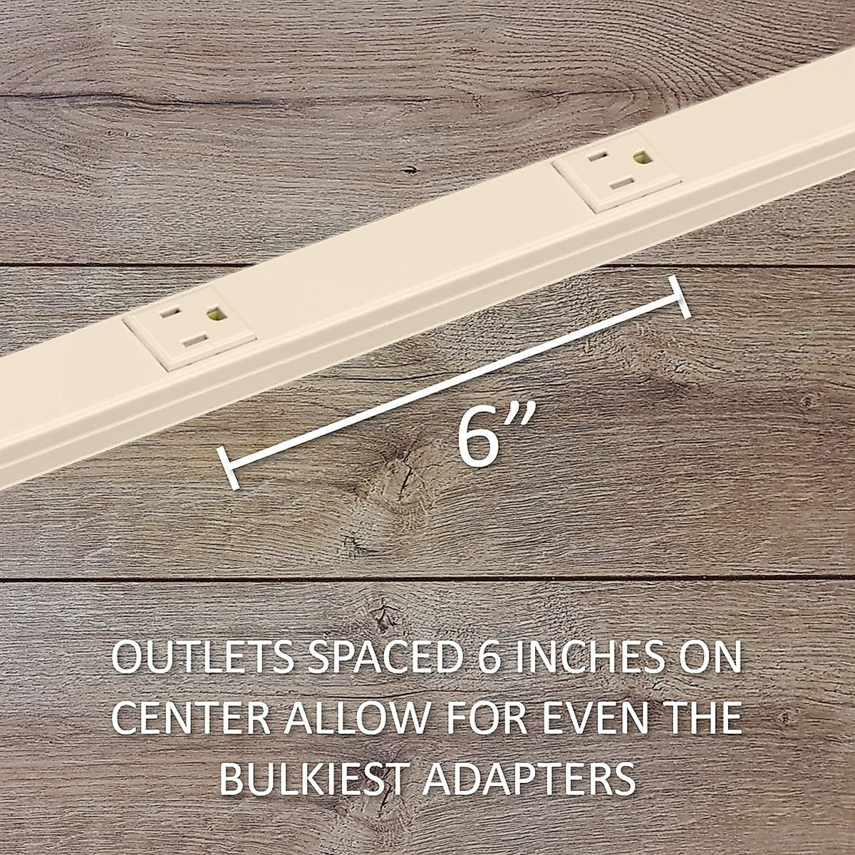 Wiremold Legrand PM48C Wiremold Multi Outlet Strip - Ivory