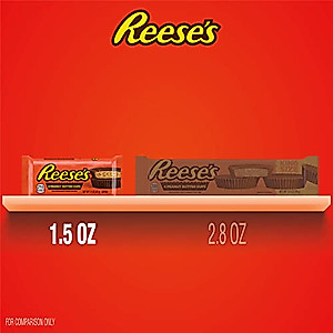 REESE'S Milk Chocolate Peanut Butter Cups, Candy Packs, 1.5 oz (36 Count)