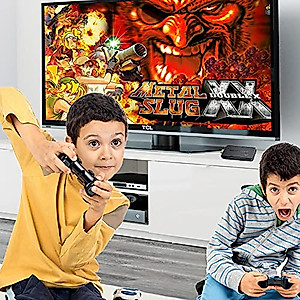 Nostalgia Stick Game - Wireless Retro Stick Game Console, Dual 2.4G Wireless Controllers Built-in 10000+ Games,Plug & Play Video Game Stick,4K HDMI Output (M8 64g)