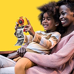 MIANHT Instant Print Digital Camera - Kids Digital Camera, Ink Free Printing 1080P Video Camera, 26MP Digital Camera for Kids, with 32GB SD Card, Color Pens, Print Papers