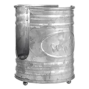 Autumn Alley Farmhouse Sponge Holder - Galvanized Kitchen Sponge Holder for Kitchen, Rustic Kitchen Accessories Farmhouse Style with SCRUB Label, Charm Country Kitchen Accessories Counter