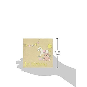 Ginger Ray 1st Party Paper Napkins Rock a Bye Baby First Birthday, 16 Pack