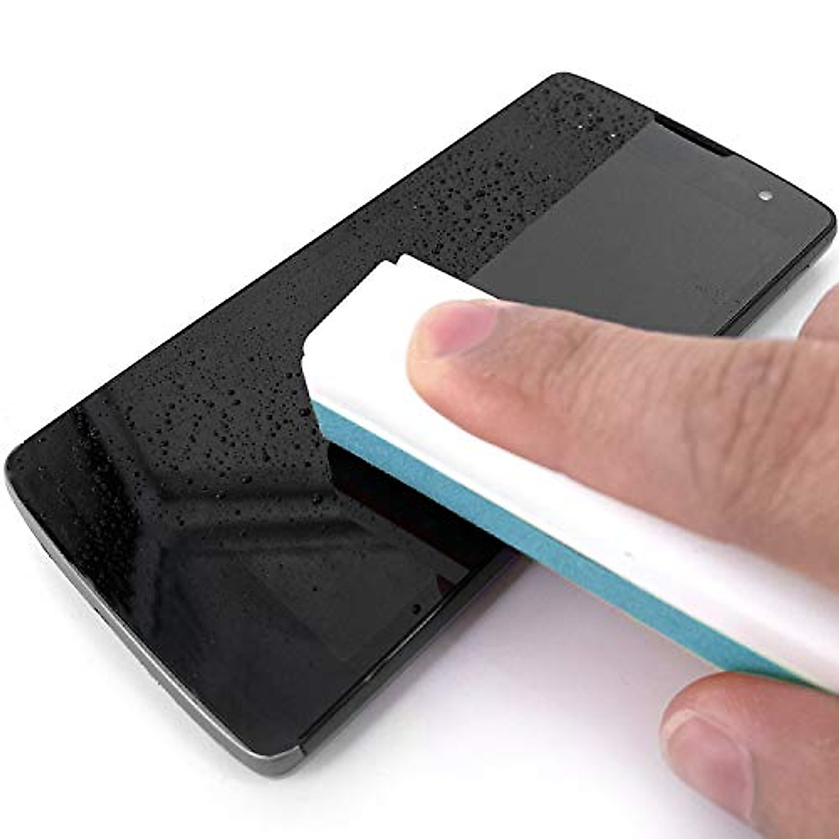 Acuvar 2 All in One Screen Cleaning Sprays with Microfiber and Phone Stand. Cleans and Removes Oil and Dirt from Smartphones, Tablets, LCD, LED Laptop, TV Screens, and More (Blue)