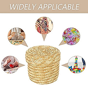 Hemoton 2pcs Wicker Baskets with Lids, Nautral Seagrass Storage Baskets, Multi- use Storage Basket Woven Rectangular Basket Bins, Rattan Storage Organizer