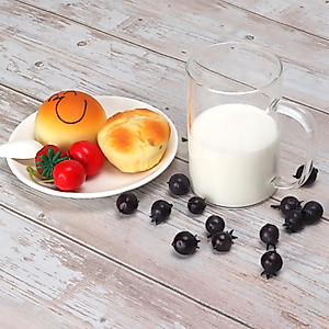 Trwcrt 15 oz Glass Coffee Mug Set of 6, Clear Coffee Mugs with Handle for Hot Beverages, Large Wide Mouth Glass Cup for Latte, Cappuccino, Hot Chocolate, Tea and Juice