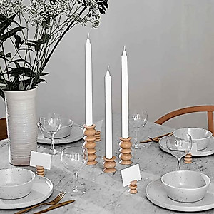 DecorRack 12 White Taper Candles, 10 inch, Unscented Long Lasting and Smokeless, Premium Quality Dinner Candles Ideal for Weddings, Party, and Home Decor (4 Boxes, 3 Candles Each)