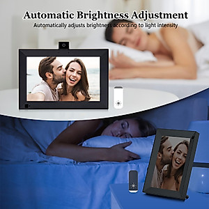 10.1" WiFi Digital Picture Frame,16GB Smart Digital Photo Frame with Video Call,1280x800 IPS LCD Touch Screen,Auto-Rotate, Share Photos and Videos via App from Anywhere