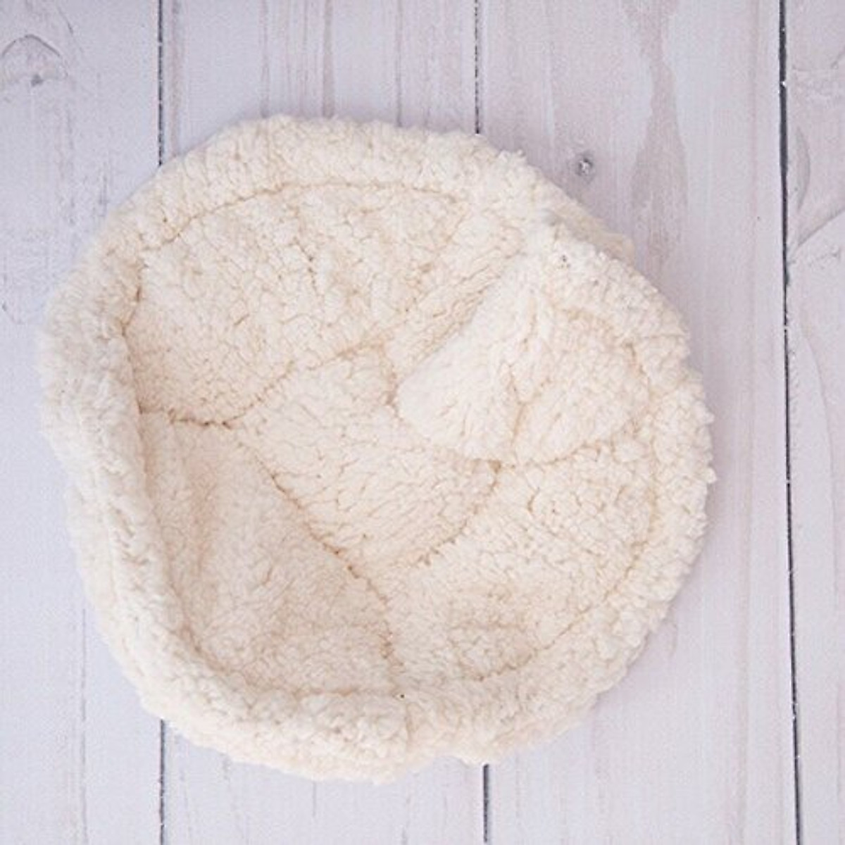 Newborn Baby Photography Props Posing Blanket, Professional for Baby Photography Contoured Posing Positioner Set with Flexible Metal Edges Diameter 34 CM