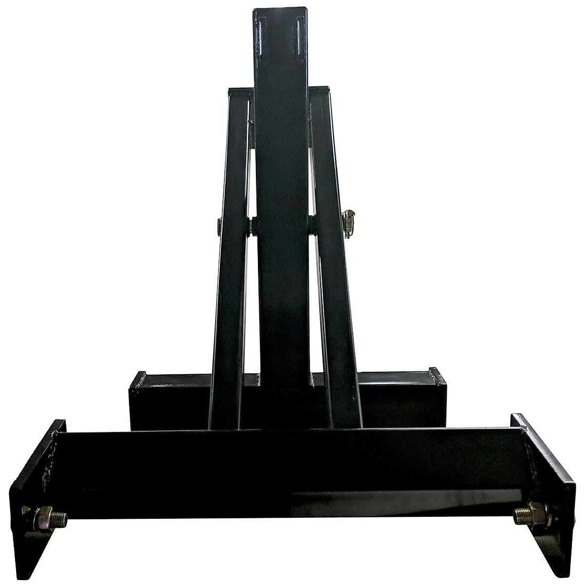 Titan Attachments 3 Point Scissor Lift Fits Category 1 Tractors, Material Handling Lift for Raising, Lowering & Extending Hay Bales to Stack