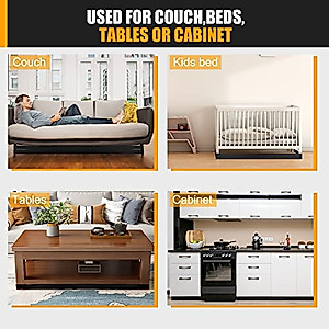 Trajihye 32.8 Feet Toy Blocker for Under Couch,Under Bed Blocker, Adjustable Couch Blocker Under Couch,Under Couch Blocker for Toy Stop Things from Going Under Sofa (1pack*32.8feet)