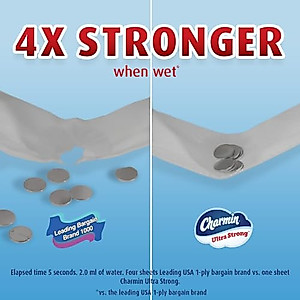 Charmin Ultra Strong Toilet Paper 12 Mega XL Rolls, 363 Sheets Per Roll (Packaging May Vary)