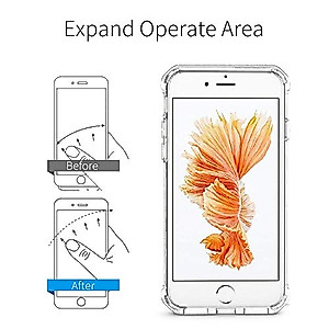 Cell Phone Ring Holder, Transparent Phone Ring Holder 360°Rotation Finger Ring Stand Phone Ring Grip Compatible with Almost All Phones/Phone Cases (Round)