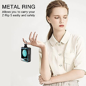 BENTOBEN Samsung Galaxy Z Flip 5 Case, Slim Fit Glow in The Dark Soft Flexible Bumper Protective with Ring Shockproof Anti Scratch Non-Slip Case Cover for Galaxy Z Flip 5 6.7“ 2023, Mandala in Galaxy