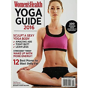 WOMEN'S HEALTH MAGAZINE, YOGA GUIDE 2016 SCULPT A SEXY YOGA BODY ^