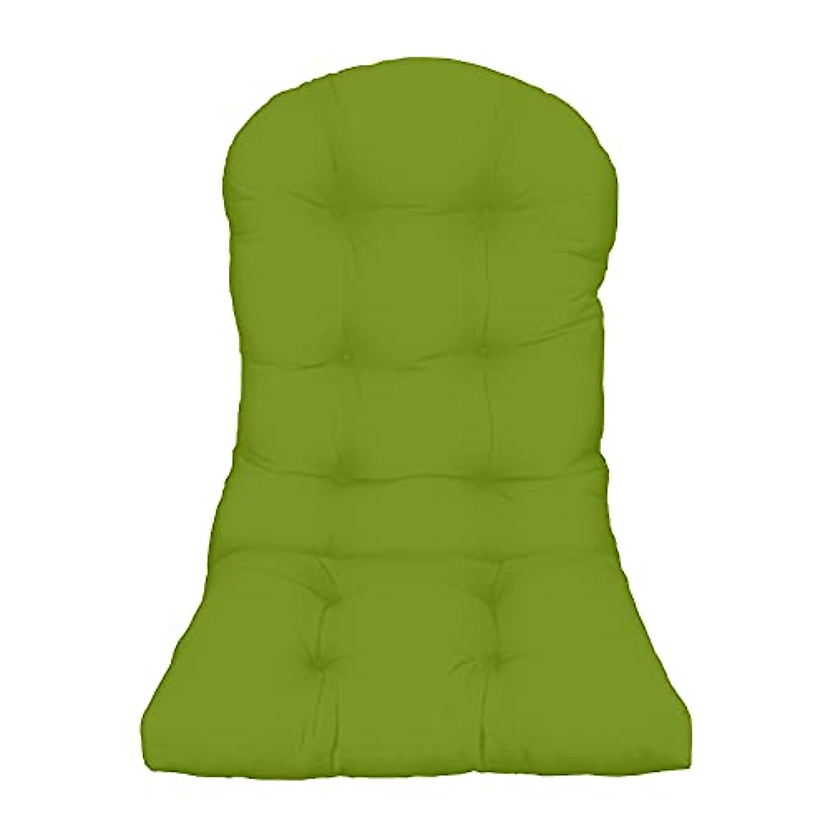 RSH Décor Outdoor Tempotest Single Tufted Adirondack Chair Seat Cushion Weather Resistant, (Classic Ginko Green)