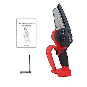 T TOVIA Cordless Power Chainsaw for Makita 18V Battery(Battery NOT Included), 4 Inch Hand-held Mini Pruning Saw for Wood Cutting, Tree Trimming, Camping