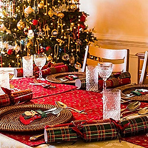 4 Pack of Christmas Cutlery Set, Snowman Santa Moose Knife and Fork Bag Cover Flatware Silverware Holders Xmas New Year Party Table Decoration Ornaments Socks