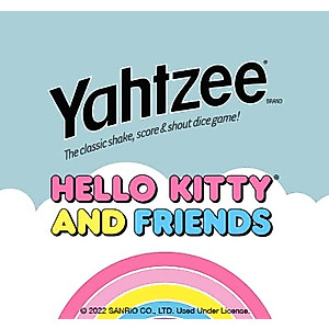 USAOPOLY YAHTZEE: Hello Kitty and Friends | Classic Family Dice Game