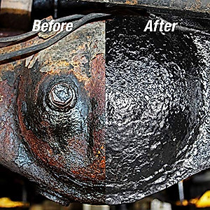 AGS RUST SOLUTIONS Rust Spray Paint, 14 Ounces, Matte Black Finish