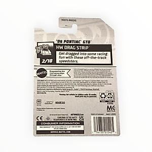 Hot Wheels - '06 Pontiac GTO - Black - HW Drag Strip 2/10-182/250 - Mint/NrMint Ships Bubble Wrapped in a Box