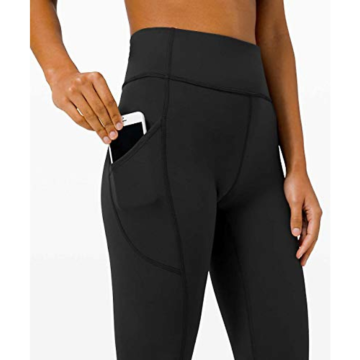 LULULEMON Invigorate High-Rise Crop 23" (Black, 4)