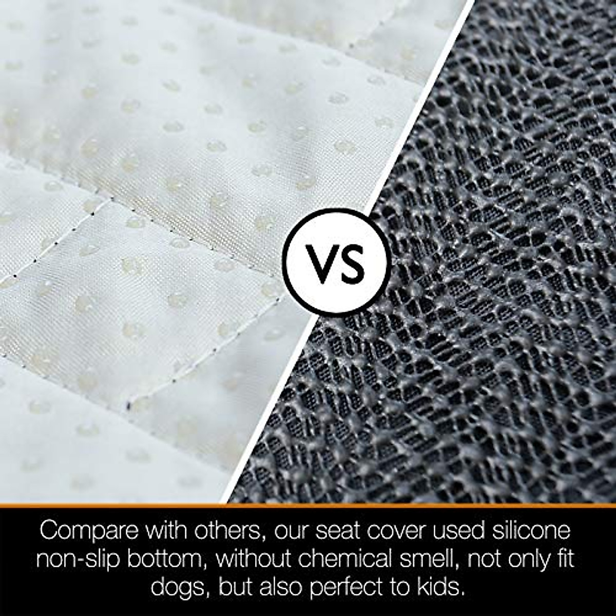 iBuddy Bench Car Seat Cover for Car/SUV/Truck, Waterproof Back Seat Cover for Kids Without Smell, Heavy Duty and Nonslip Pet Truck Seat Cover for Dogs, Machine Washable