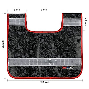 Juvened Winch Damper Calble Safety Recovery Dampener with Accessory Storage Pocket and Reflective Strips