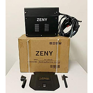 ZENY MIG130 Gas-Less Flux Core Wire Automatic Feed Welder Welding Machine w/Free Mask AC Current 60 AMP - Commercial Grade - 110 V