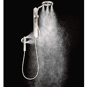 Moen N214C0SRN Spa Shower including Rainshower, Handshower and Magnetic Dock, Spot Resist Brushed Nickel