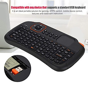 Zopsc Keypad for Android Remote Control 83-Key USB Mini Keyboard Handhold Keyboard with Touchpad