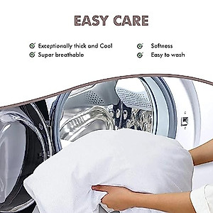 Linenwalas 100% Eucalyptus Cooling Pillowcases King Size Set of 2 | Certified Tencel Lyocell Fiber | Cool Vegan King Size Silk Pillowcases for Skin and Hair (20x40 Inches, Set 2, Bright Orange)