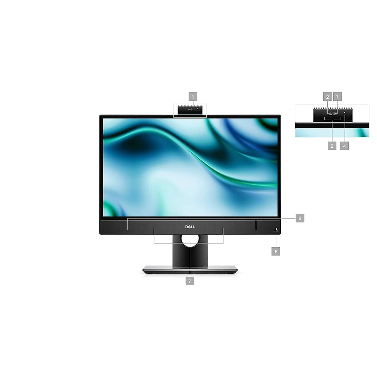 Dell Optiplex 3280 AIO | 21.5" 1920x1080 FHD | Core i5-10500T - 500GB HDD Hard Drive - 16GB RAM | 6 cores @ 3.8 GHz Win 11 Pro Black (Renewed)