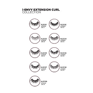 i-Envy 3 Pairs False Eyelashes C Curl Natural Lashes Salon Lash Extension Effect