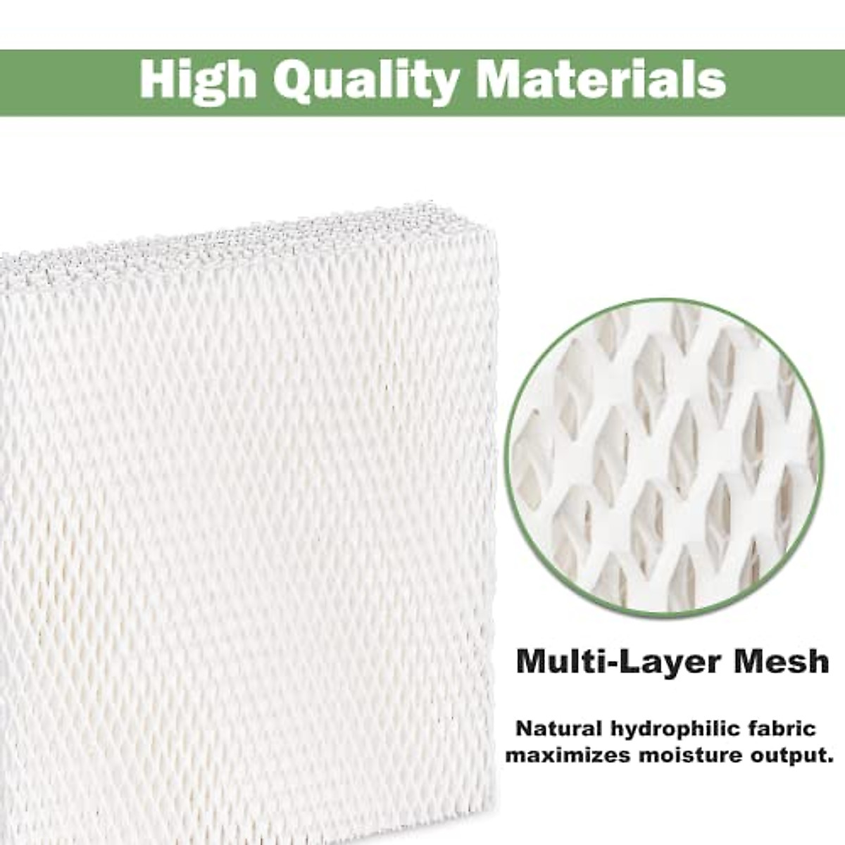 Future Way HFT600 Humidifier Filter T Compatible with Honeywell HEV620 & HEV615 Series Humidifiers, 4-Pack