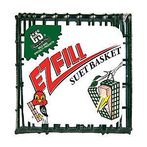C&S Wild Bird EZ Fill Suet Basket, Green