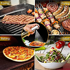 ZENG Oil Sprayer for Cooking, Glass Oil Sprayer for Cooking, Olive Oil Spray Mister, Olive Oil Spray for Salad, BBQ, Kitchen Baking